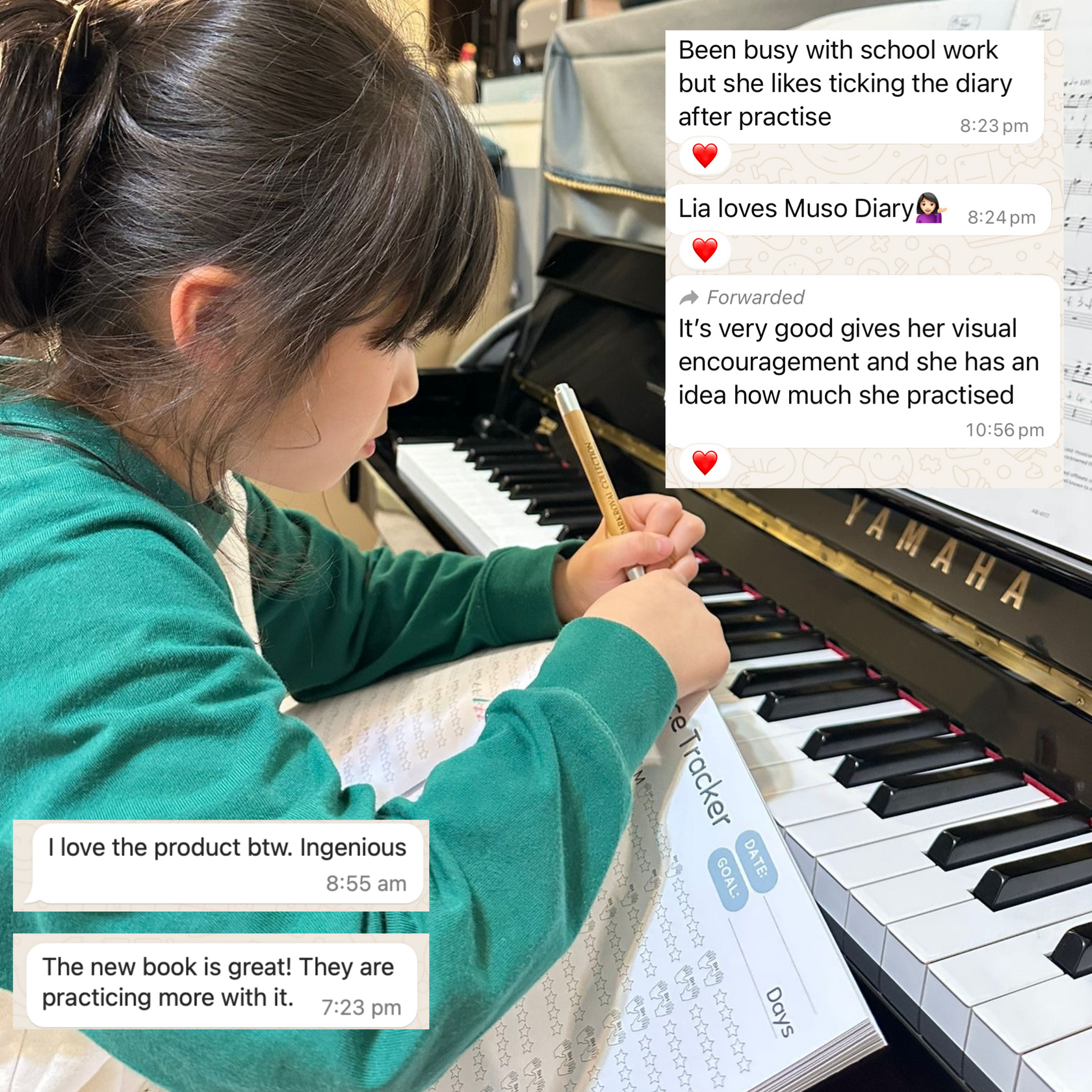 NEW 2026-2027 Muso PIANO Diary: Track & Color Your Daily Practice ...